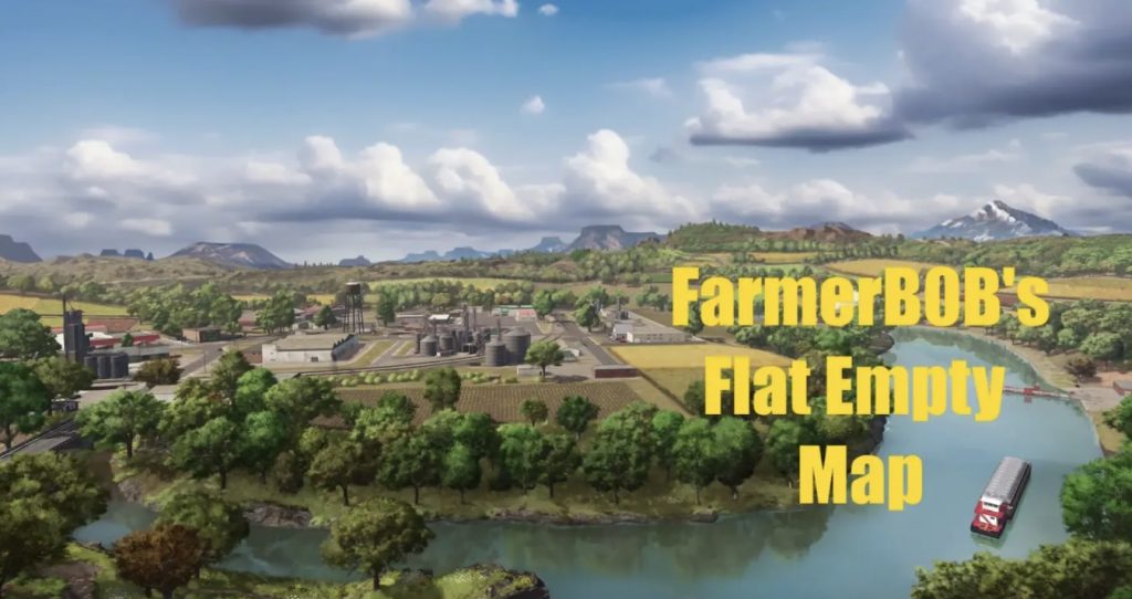 FarmerB0B’s Empty Flat Map 2X V1.0.0.1 - FS25 / FS22 Mod