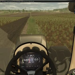 Fendt 900 dark screen (with fingerprints) v1.0.0.0 - FS25 / FS22 Mod