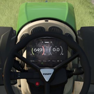 Fendt 900 dark screen (with fingerprints) v1.0.0.0 - FS25 / FS22 Mod