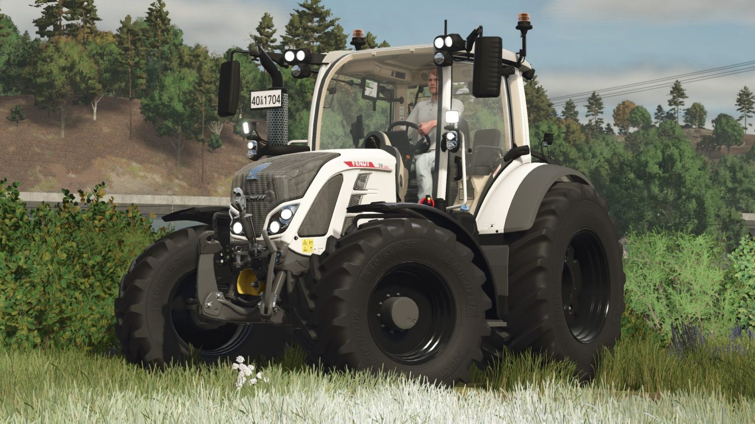 Fendt Vario 500 Wide Tires + Choice of colors V1.0 - FS25 / FS22 Mod