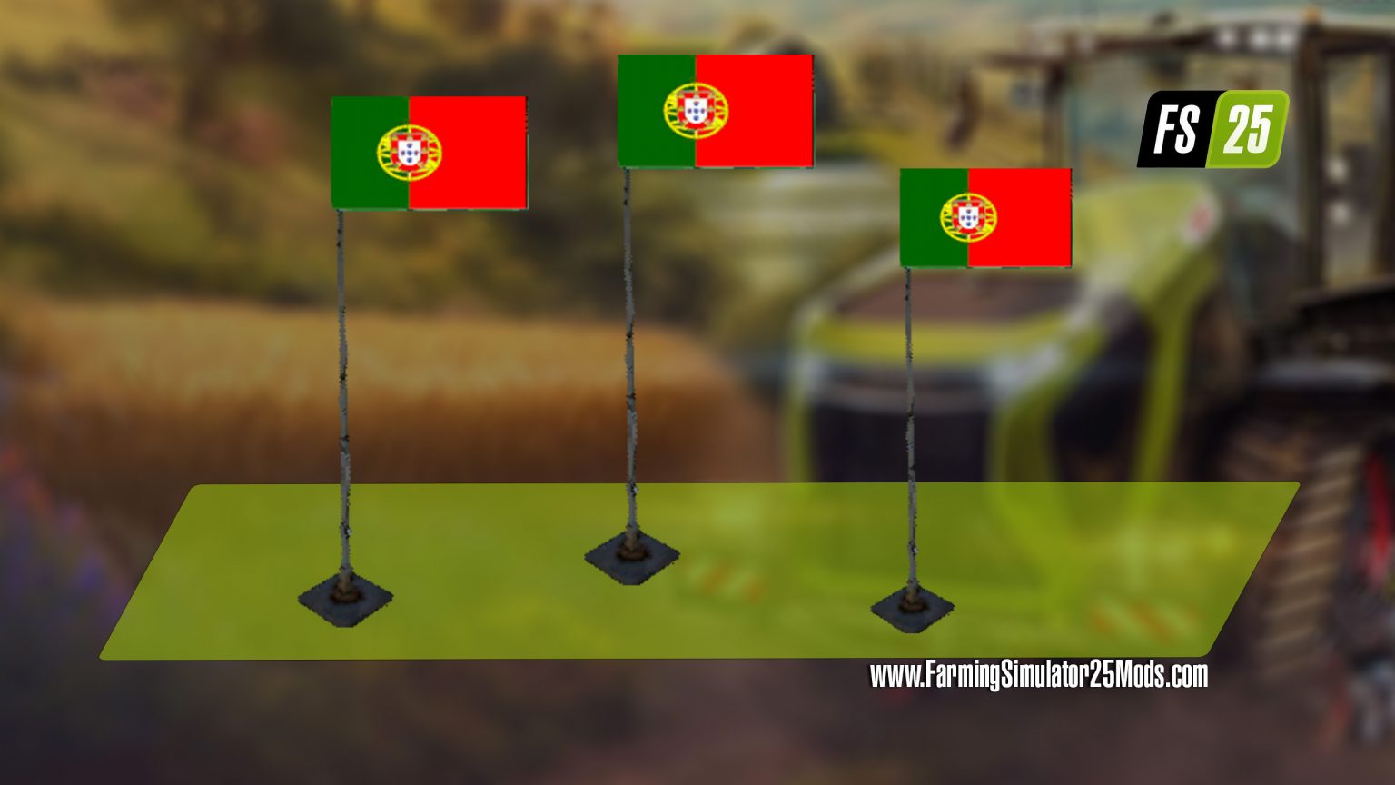 FLAG PORTUGAL v1.0.0.0 - FS25 / FS22 Mod