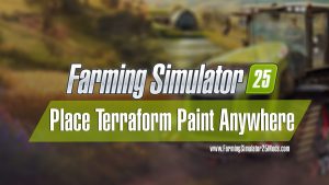 Free Terraform and Paint V1.0.0.0 - FS25 / FS22 Mod