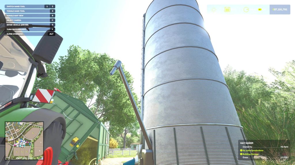 Grass Dryer V1.0.2.0 - FS25 / FS22 Mod