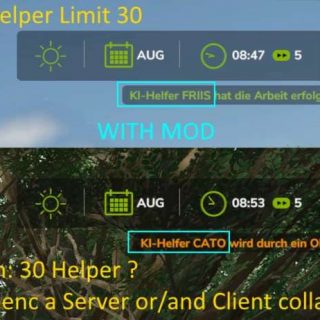 Hired Helper Tool v0.54 Beta - FS25 / FS22 Mod