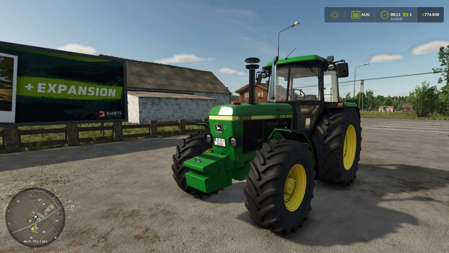 John Deere 3650 v1.3.0.0 - FS25 / FS22 Mod