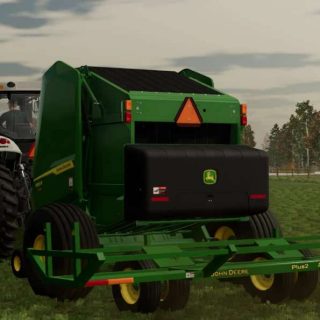 John Deere 561R + A520R Accumulator Revamped v1.0.0.0 - FS25 / FS22 Mod