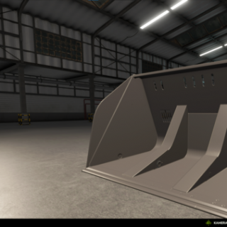 Larger L120 Volvo high-tip bucket V1.0.0.0 - FS25 / FS22 Mod