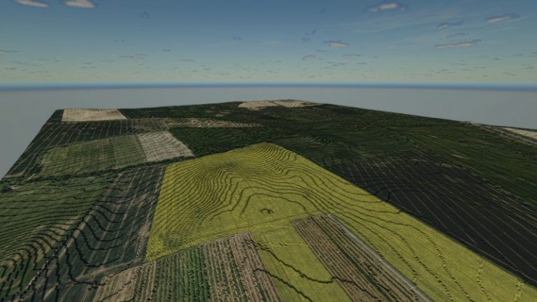 Map 1X Terrain From Real V1.0.0.0 - FS25 / FS22 Mod