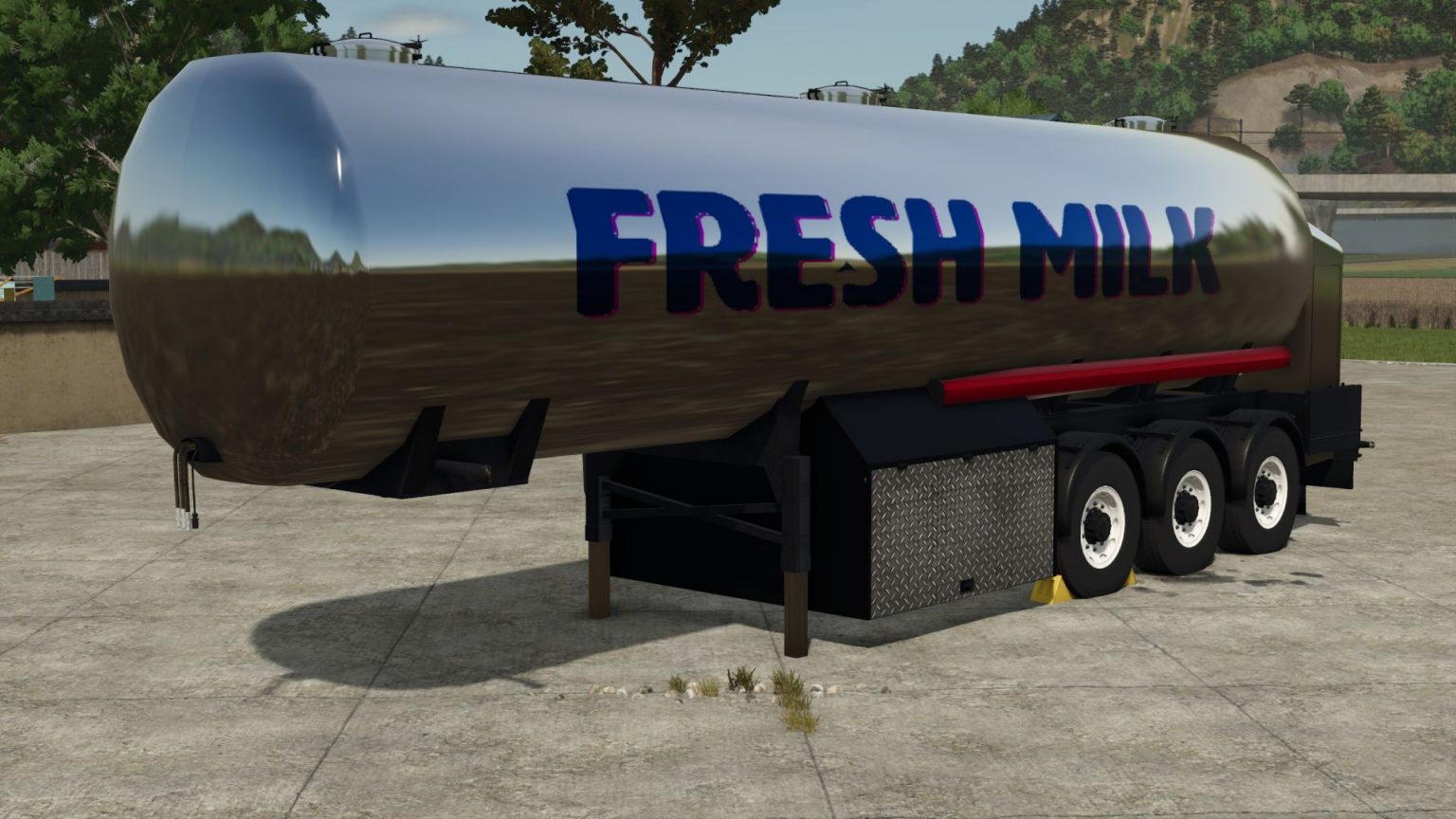 Milk trailer v1.0.0.0 - FS25 / FS22 Mod