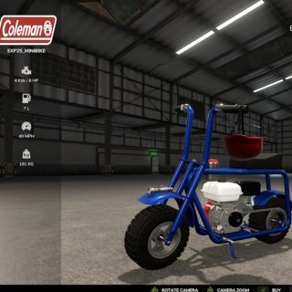 Mini motorbike v1.5.0.0 - FS25 / FS22 Mod
