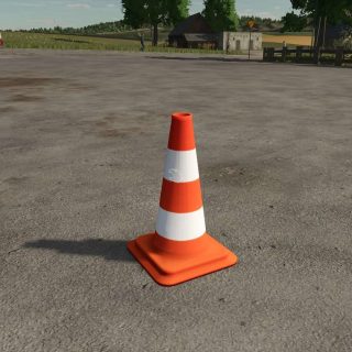 Movable traffic cone v1.0.0.0 - FS25 / FS22 Mod
