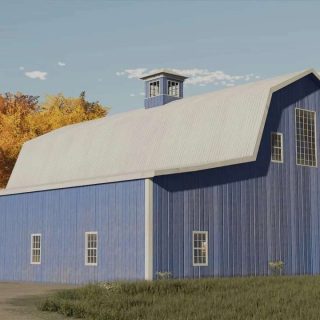 Old school American barns v1.0.0.0 - FS25 / FS22 Mod