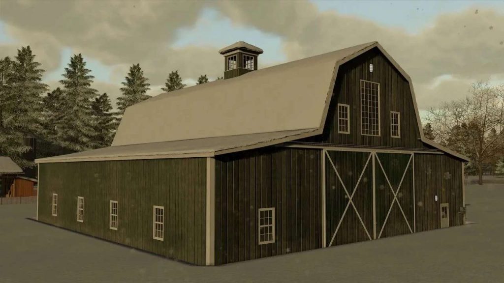 Old school American barns v1.0.0.0 - FS25 / FS22 Mod
