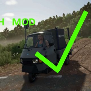 Piaggio Ape 50 heavy loadings v1.0.0.0 - FS25 / FS22 Mod