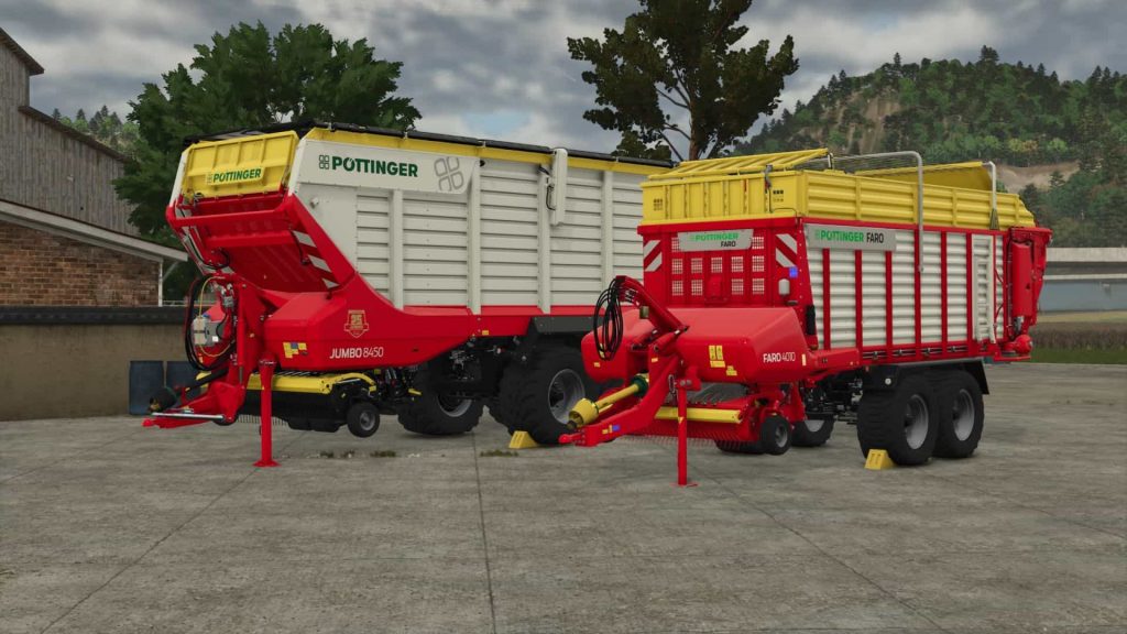 Pöttinger forage wagon pack v1.0.0.0 - FS25 / FS22 Mod