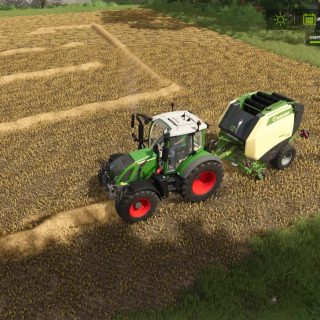 Round Baler Extension v1.0.1 - FS25 / FS22 Mod