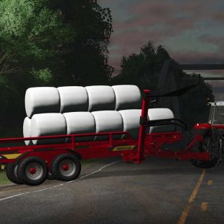 Rounder Wrapped Round Bales v1.0.0.0 - FS25 / FS22 Mod