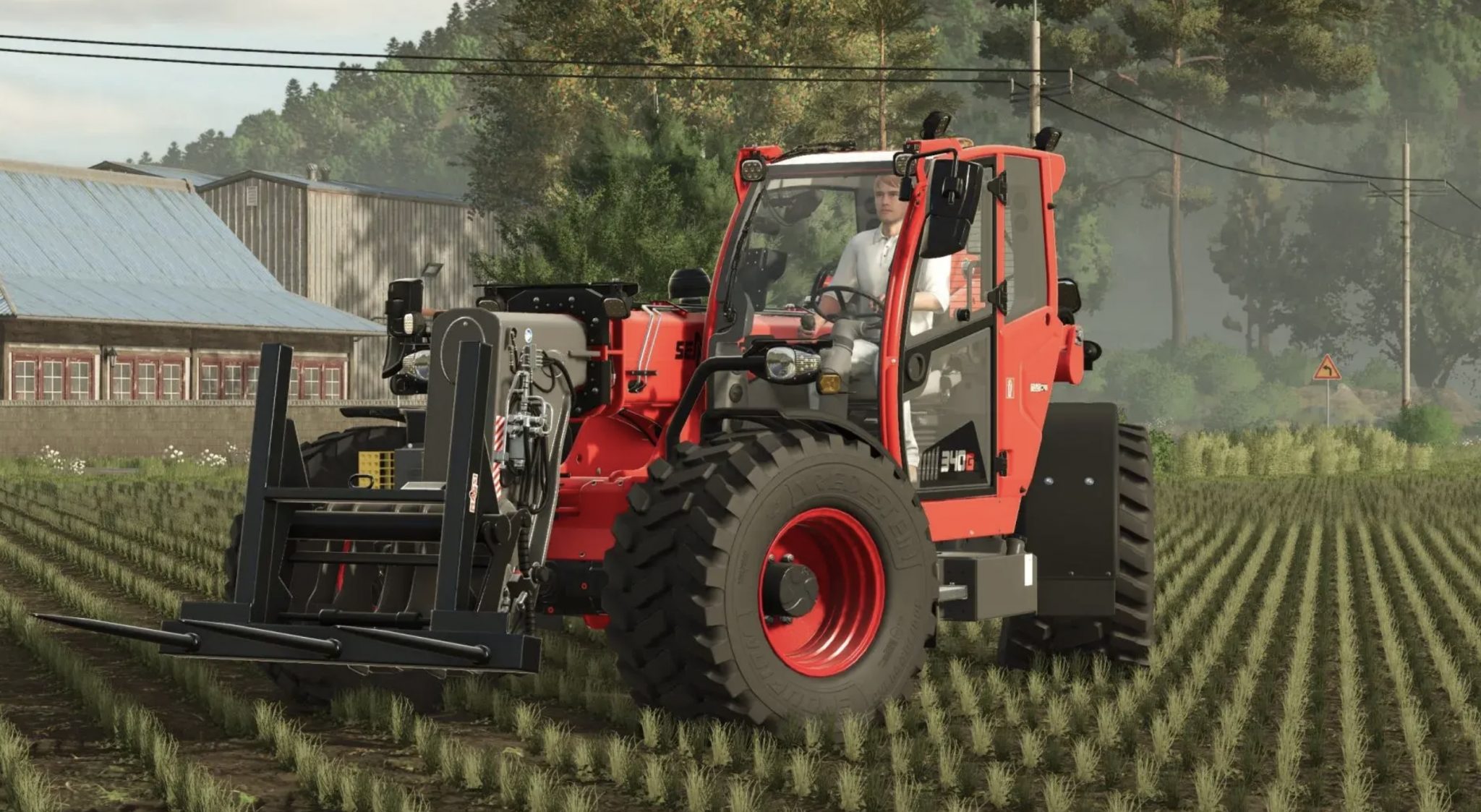 Sennebogen 340G wide tires + colored rims/chassis V1.0.0.0 - FS25 ...
