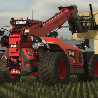 Sennebogen 340G wide tires + colored rims/chassis V1.0.0.0 - FS25 ...