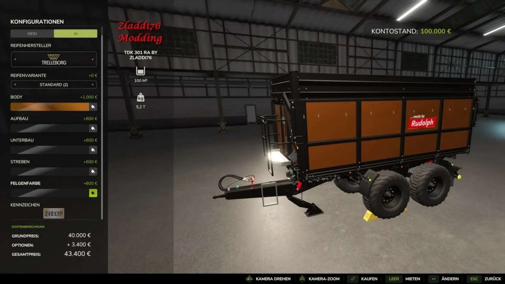 TDK 301 RA v1.0.0.0 - FS25 / FS22 Mod