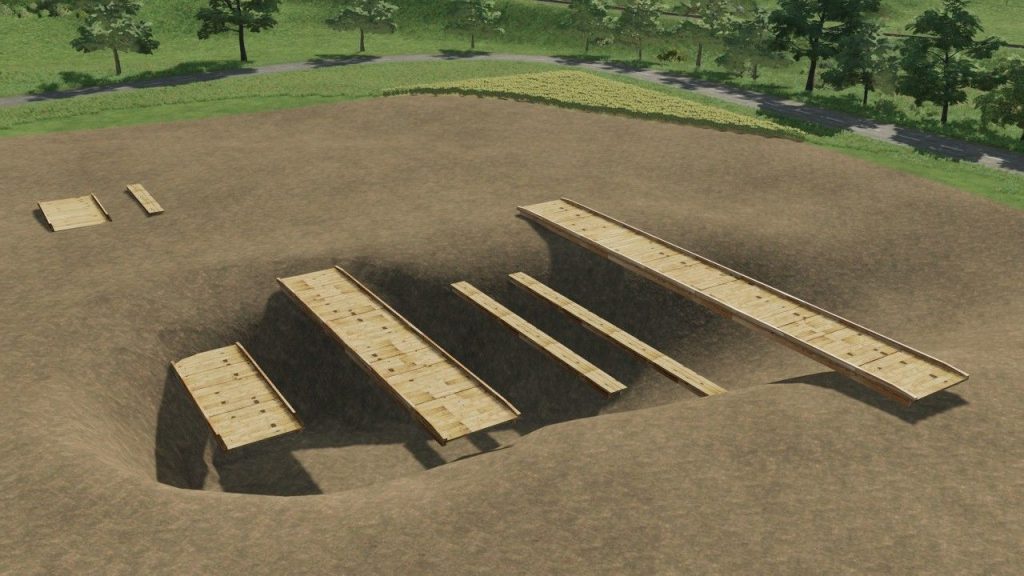 Wooden bridge pack v1.0.0.0 - FS25 / FS22 Mod