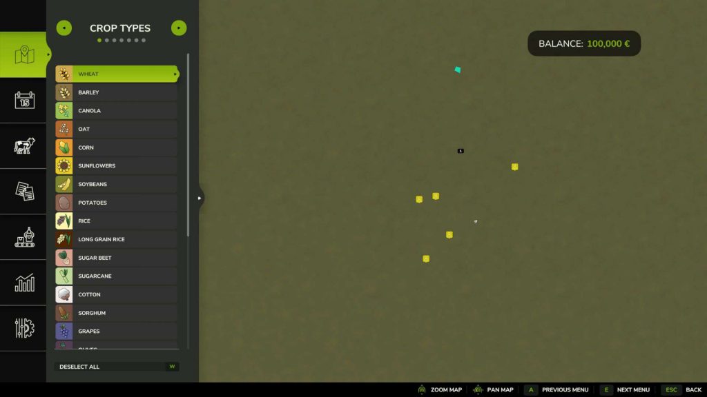 Blank 4x map (EU) - TemplateMap 4X v1.4.0.0 - FS25 / FS22 Mod