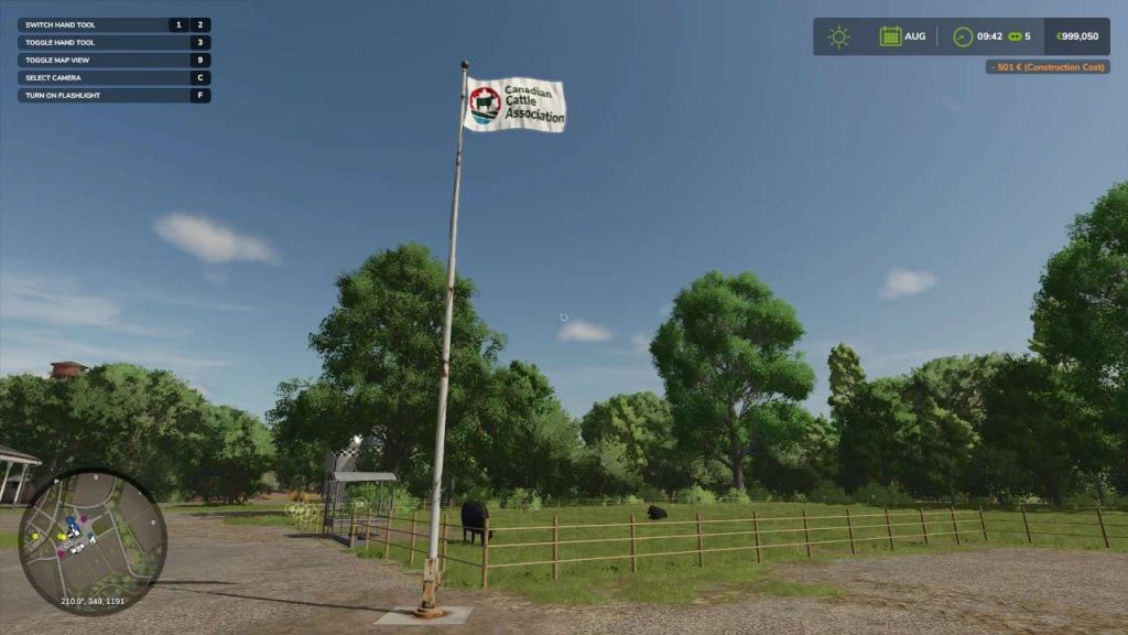 Canadian Cattle Association Flag v1.0.0.0 - FS25 / FS22 Mod