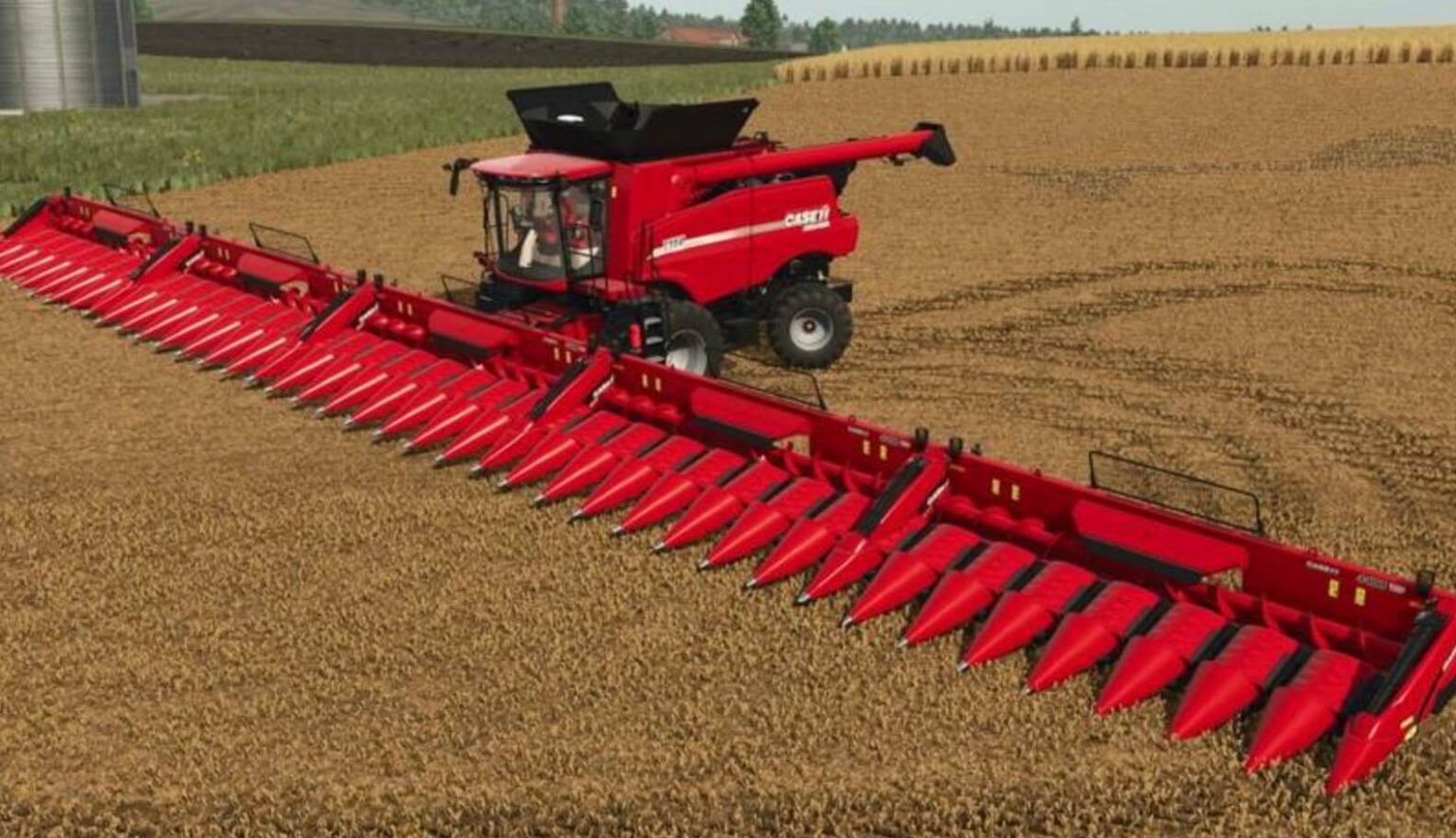 Case IH Axial Flow 7150 Plus Header v1.0.0.0 - FS25 / FS22 Mod