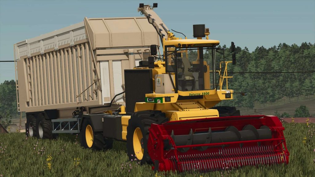 CMC Saturne 5800 Forage Harvester v1.0.0.0 - FS25 / FS22 Mod