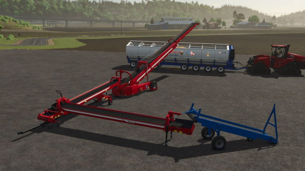 Conveyor Belts (x10) V1.1.0.0 - FS25 / FS22 Mod