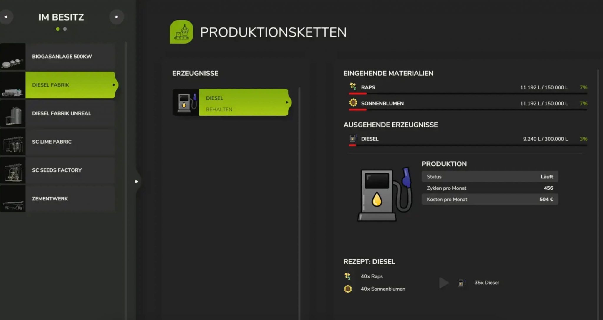 Diesel Factory v1.0.2.1 - FS25 / FS22 Mod