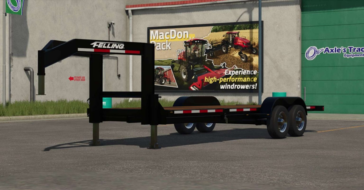 Felling Tilt Deck Trailer v1.0.0.0 - FS25 / FS22 Mod