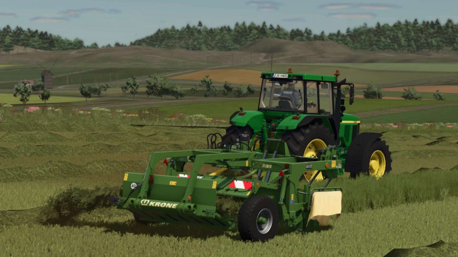Krone EasyCut 3201 CV Mower v1.0.0.0 - FS25 / FS22 Mod