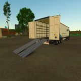 Krone Profil-liner Trailer With Ramps v1.0.0.0 - FS25 / FS22 Mod