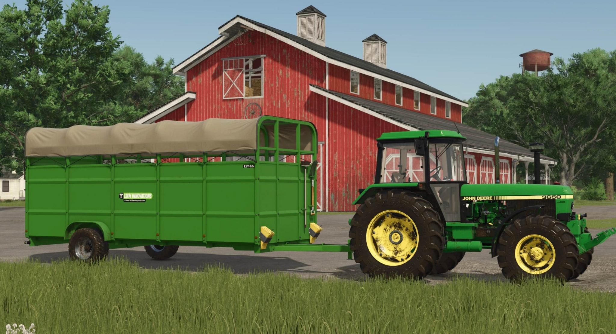 LSFM Livestock Trailer LST85 V1.0.0.0 - FS25 / FS22 Mod