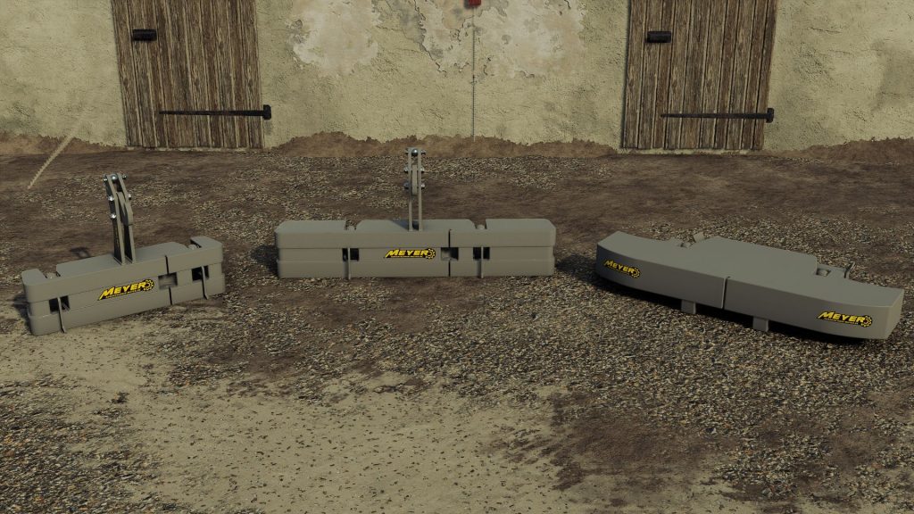 Meyer Weight Pack v1.0.0.0 - FS25 / FS22 Mod