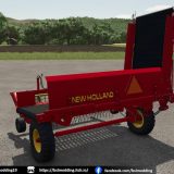 New Holland 166 Hay Merger/Inverter v1.0.0.0 - FS25 / FS22 Mod