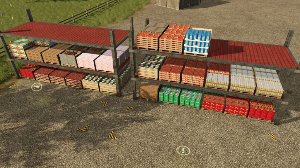 Pallet Shelf V1.0.0.2 - FS25 / FS22 Mod