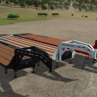 PJ 40FT FlatDeck Trailer v1.1.0.0 - FS25 / FS22 Mod