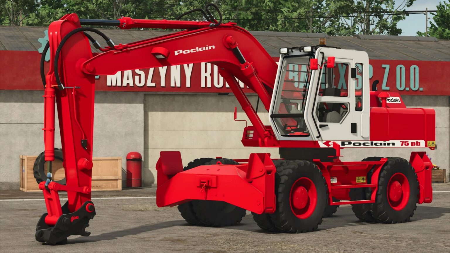 Poclain PB 75 Excavator v1.0.0.0 - FS25 / FS22 Mod