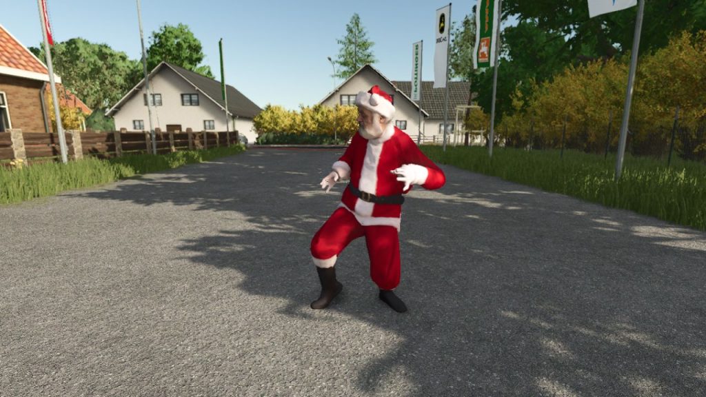 Santa Claus Animated Decoration 2 v1.0.0.0 - FS25 / FS22 Mod