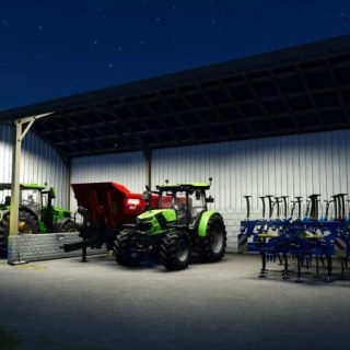 Sheet metal shed v1.0.0.0 - FS25 / FS22 Mod