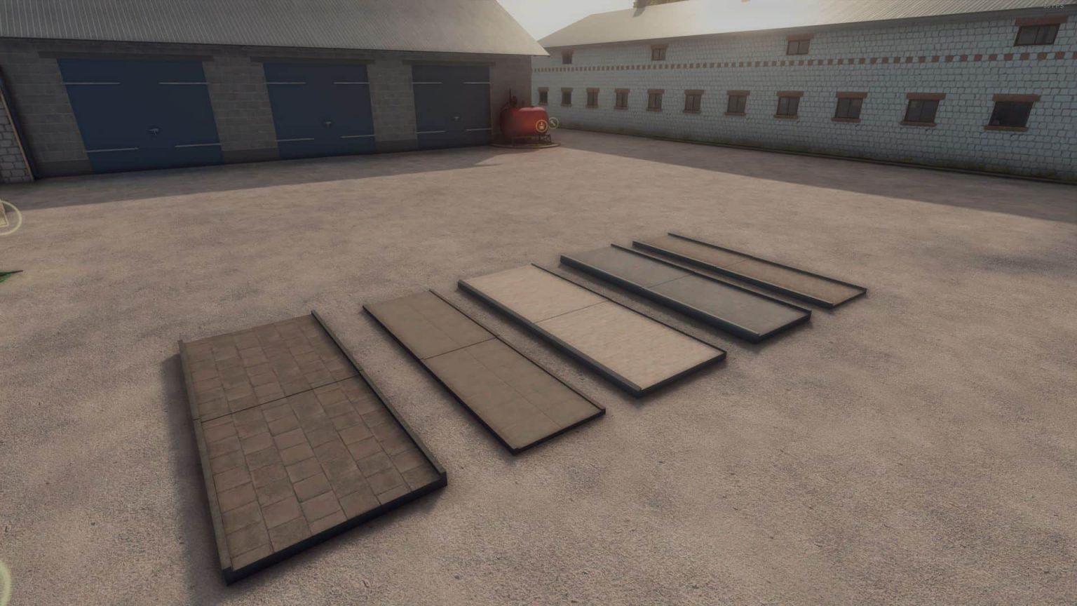 Sidewalks Pack v1.0.0.0 - FS25 / FS22 Mod