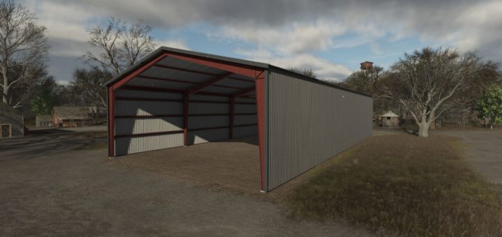 Steel Hall Storage Mods | FS22 Mods | Farming Simulator 22 Mods