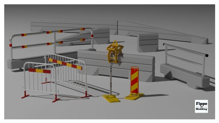 Swedish Roadwork Pack Beta v1.0.0.0 - FS25 / FS22 Mod