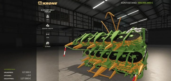Krone X-collect Mods | FS22 Mods | Farming Simulator 22 Mods
