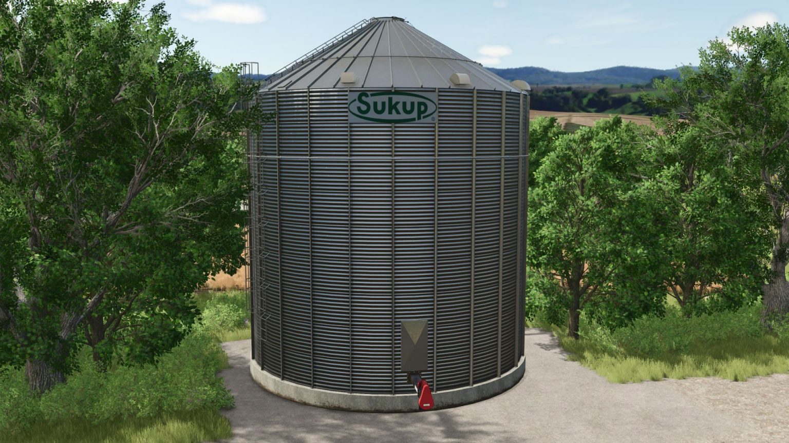 31k bushels Sukup Grain Silo V1.0.0.0 - FS25 / FS22 Mod