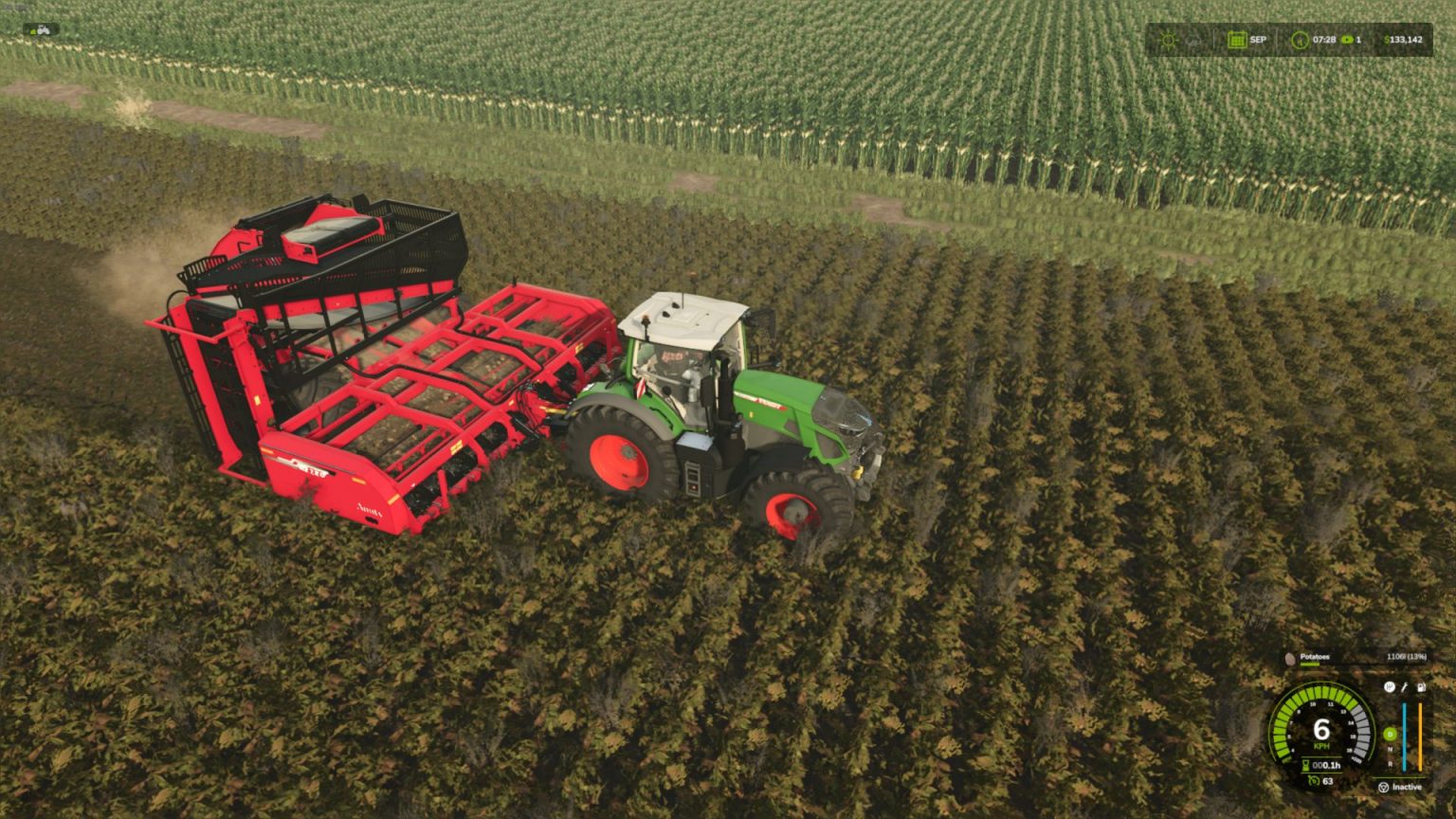 Amity Root Crops Harvester V1.1.0.0 - FS25 / FS22 Mod