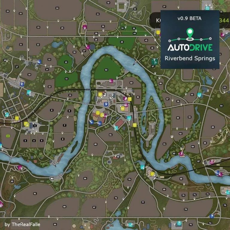 Autodrive Course Riverbend Springs by TheRealFalle Beta v0.9.0.0 - FS25 ...