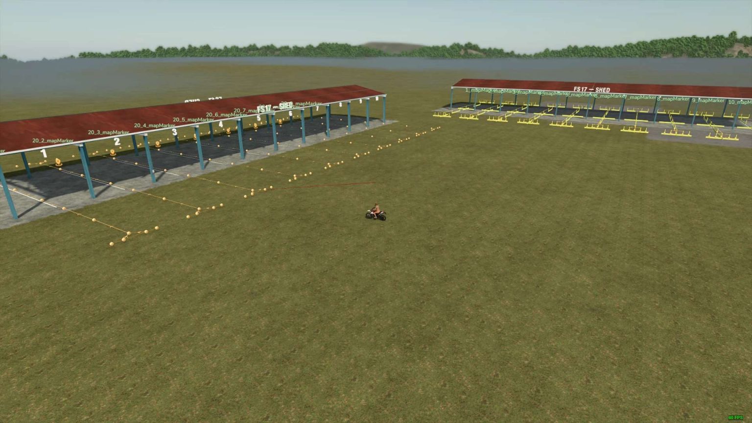 AutoDrive parkingSheds v1.0.0.0 - FS25 / FS22 Mod